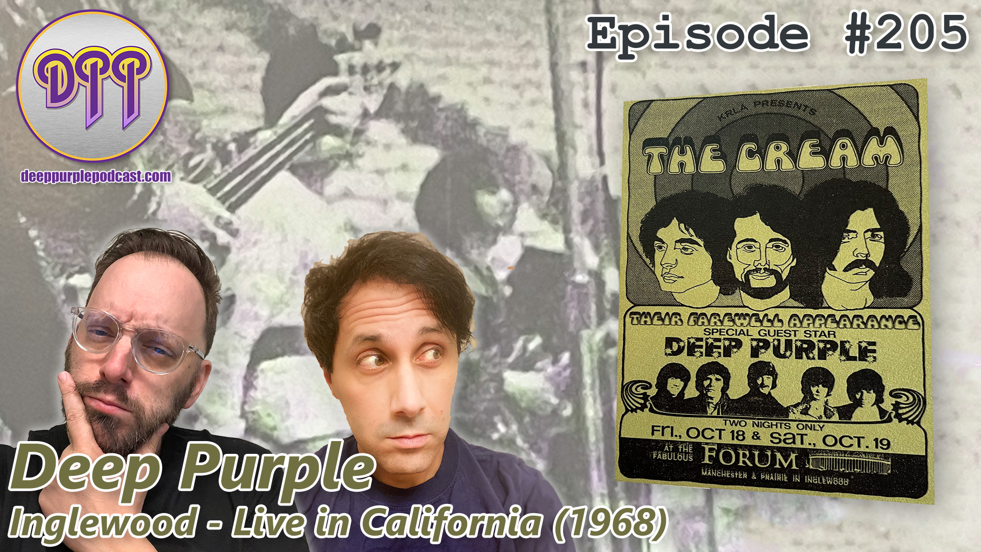 Episode #205 – Deep Purple – Inglewood – Live in California (1968 ...