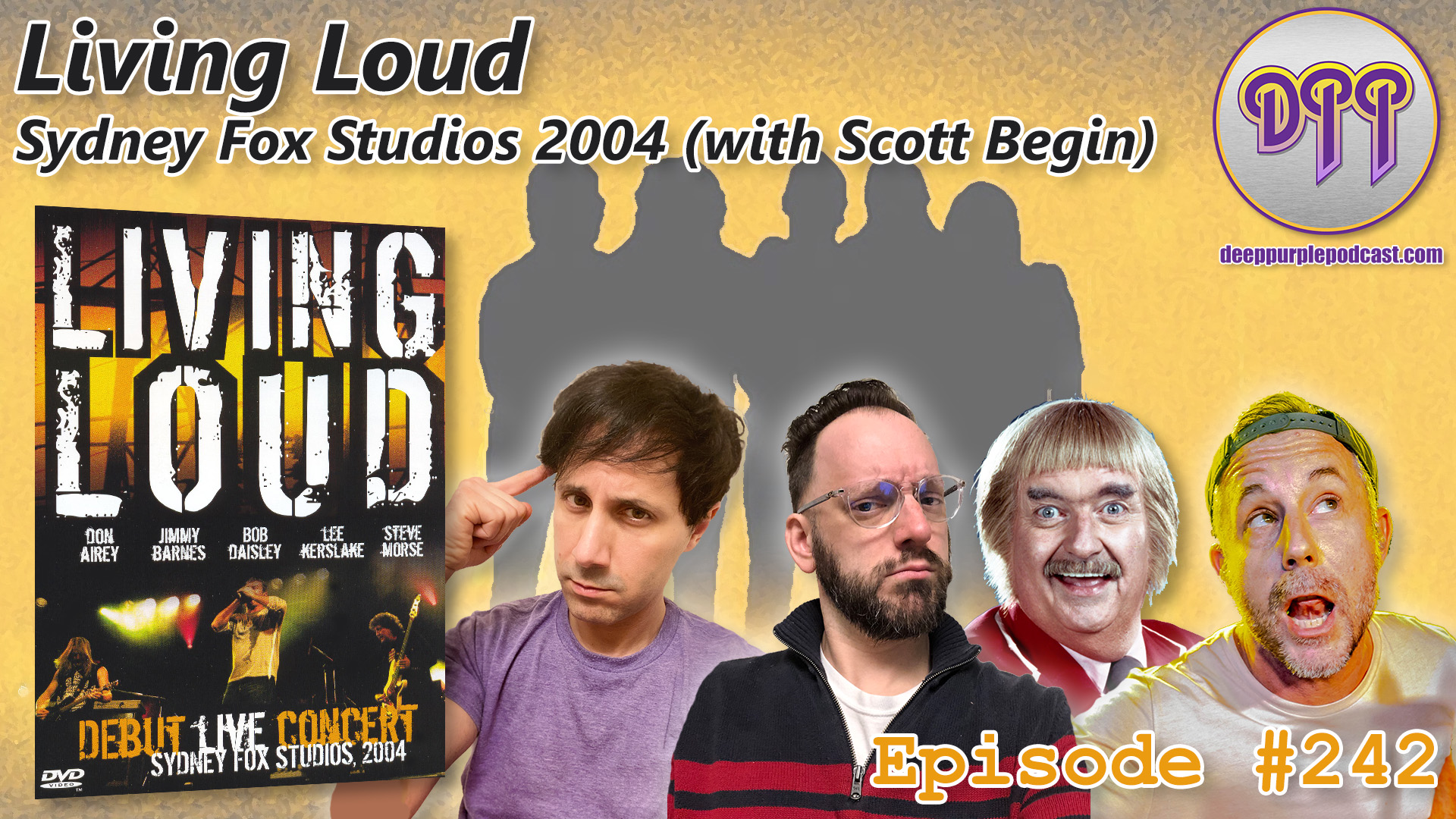 Episode #242 – Living Loud – Debut Live Concert @ Sydney Fox Studios ...